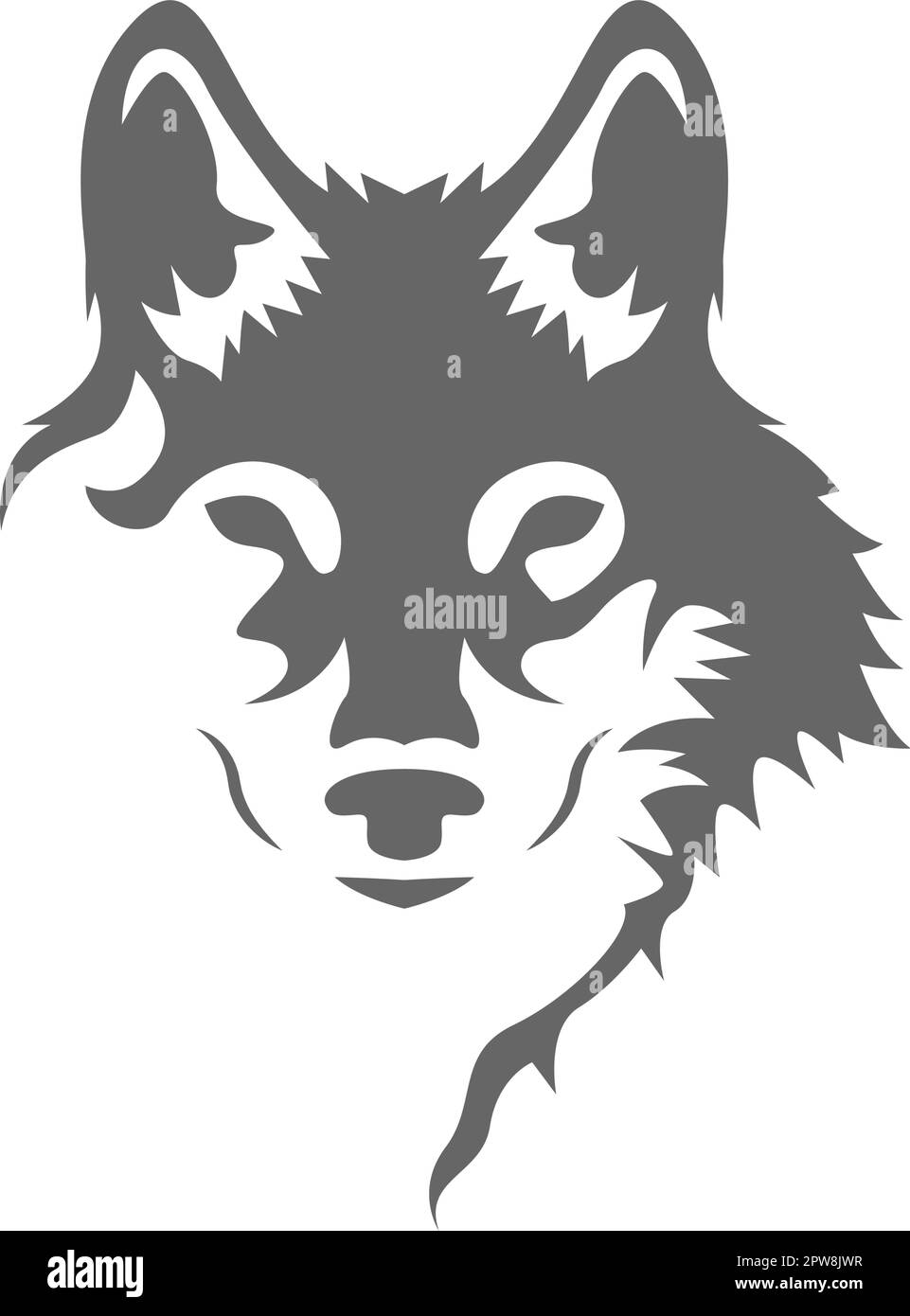 Wolf logo icon design Stock Vector Image & Art - Alamy