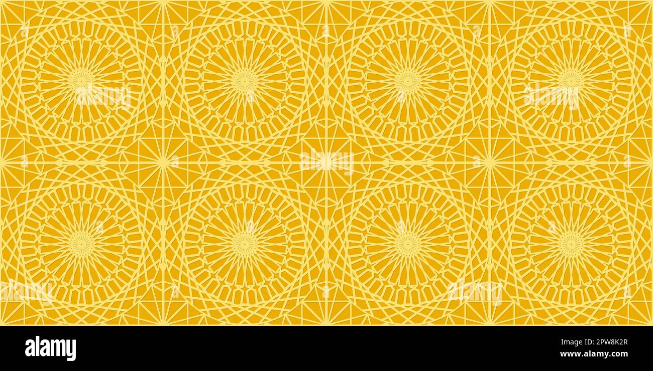 Gold islamic pattern hi-res stock photography and images - Alamy