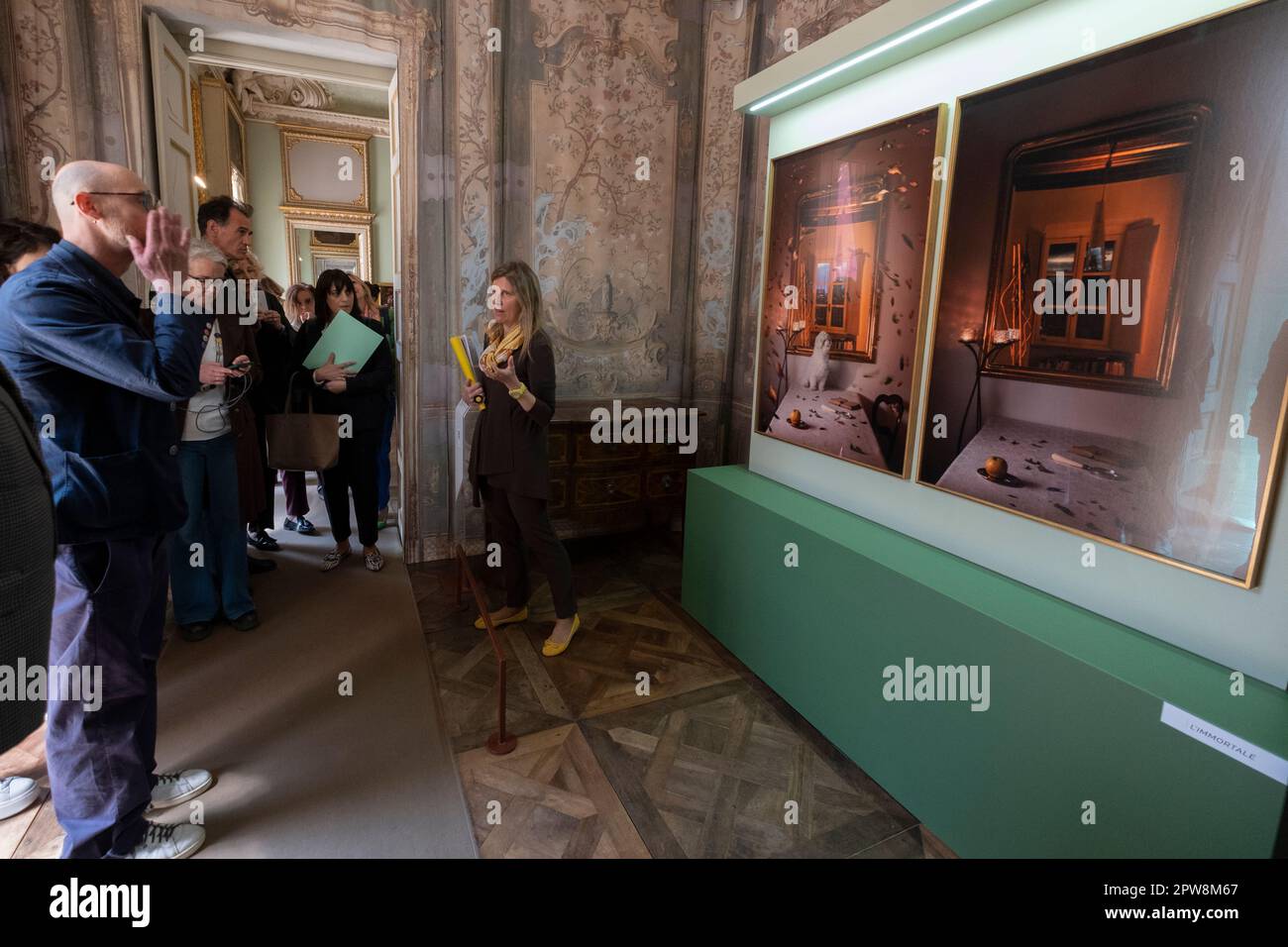 19/04/2023. Torino. DIVAS – Dog Portraits exhibition , visit guided by ...