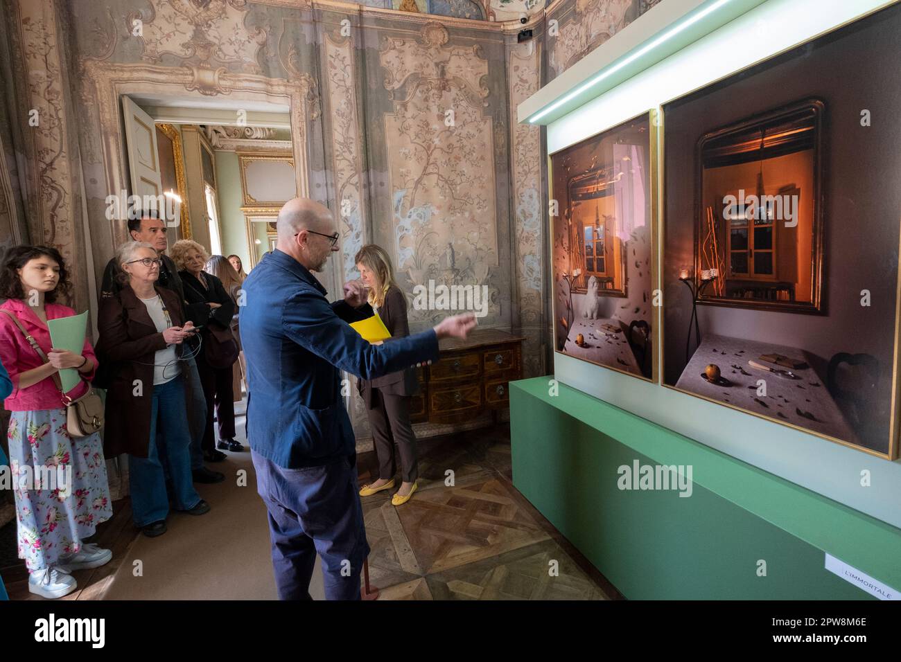 19/04/2023. Torino. DIVAS – Dog Portraits exhibition , visit guided by ...