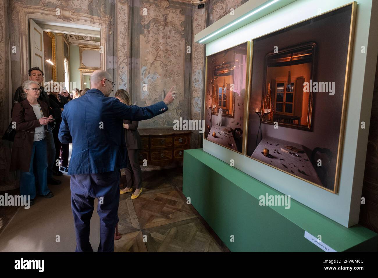 19/04/2023. Torino. DIVAS – Dog Portraits exhibition , visit guided by ...