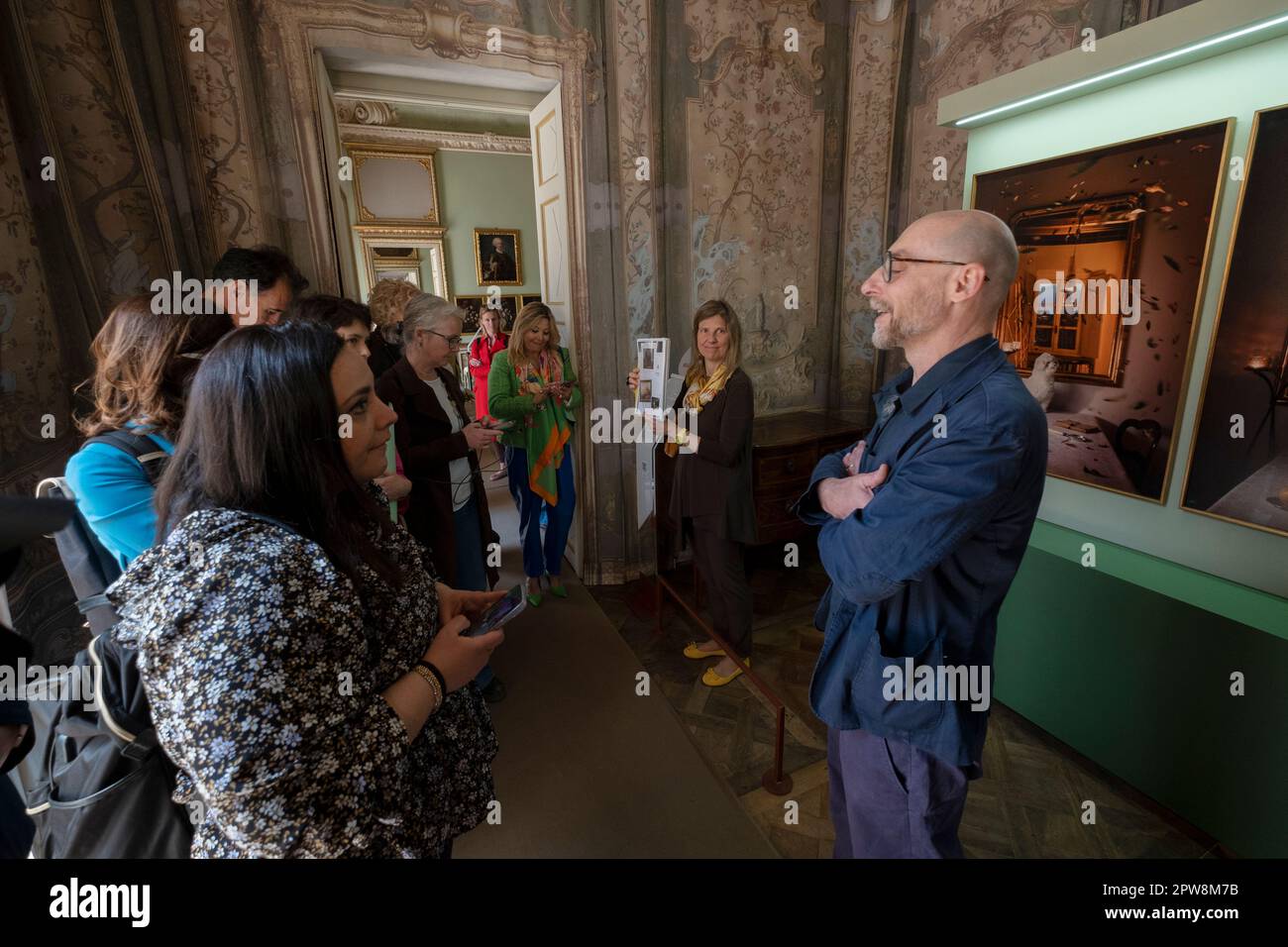 19/04/2023. Torino. DIVAS – Dog Portraits exhibition , visit guided by ...