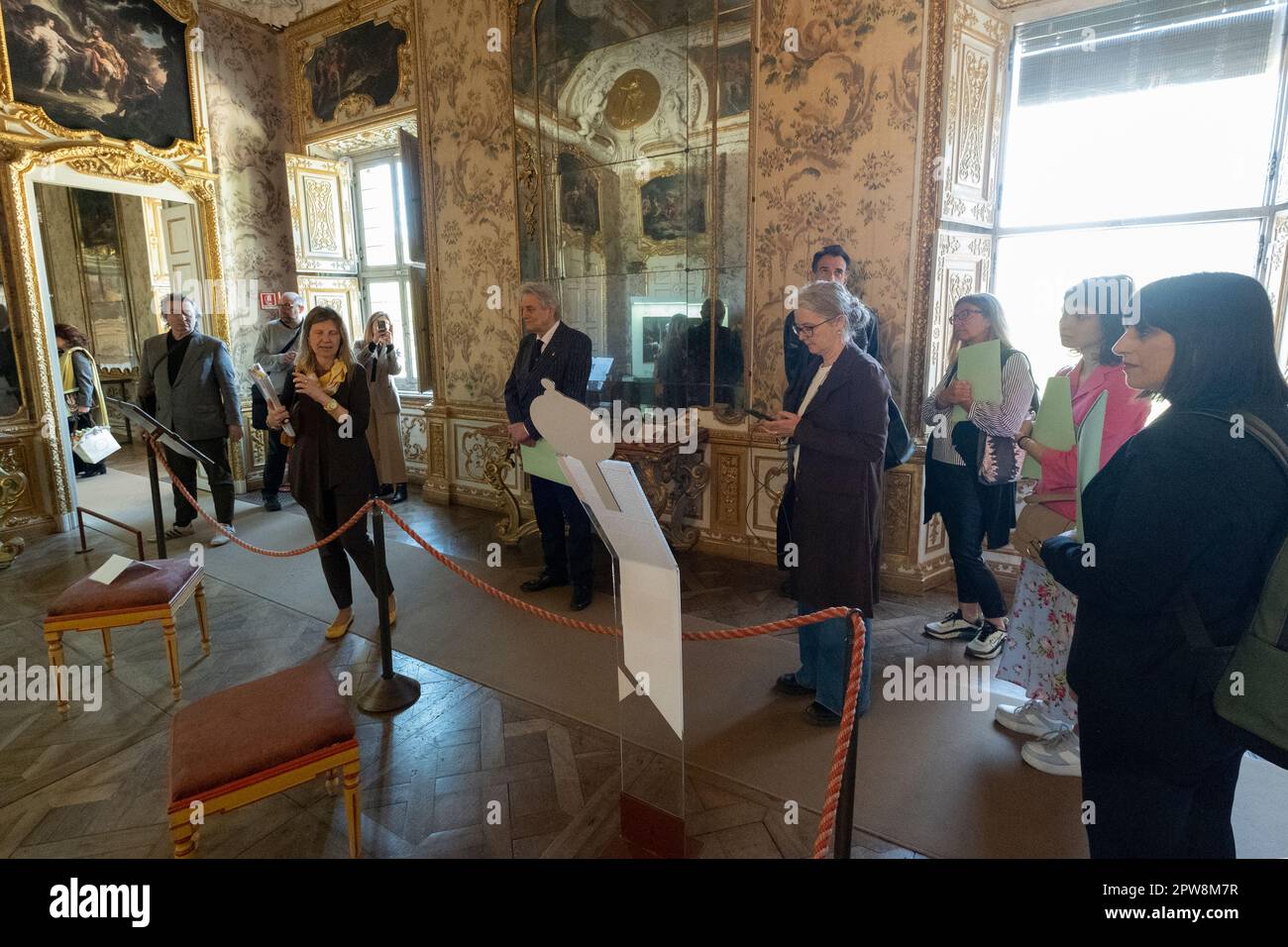 19/04/2023. Torino. DIVAS – Dog Portraits exhibition , visit guided by ...
