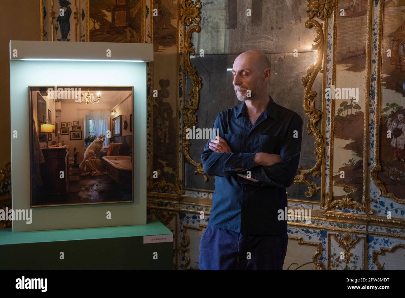 Francesco Pergolesi photographer attending the opening of his ...