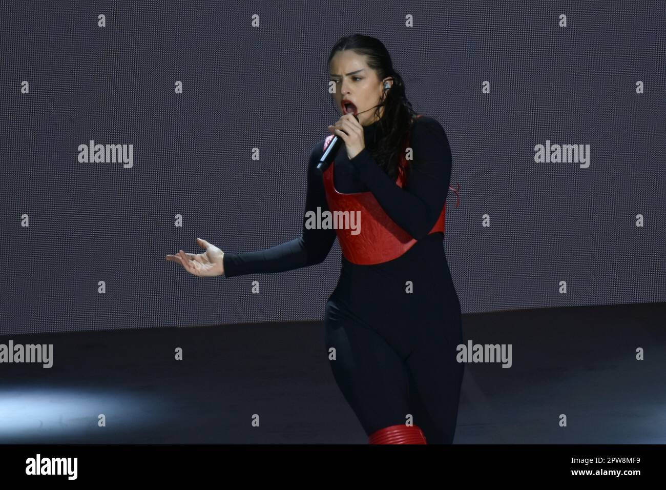 Mexico City, Mexico. 28th Apr, 2023. Spanish Pop music singer Rosalia ...
