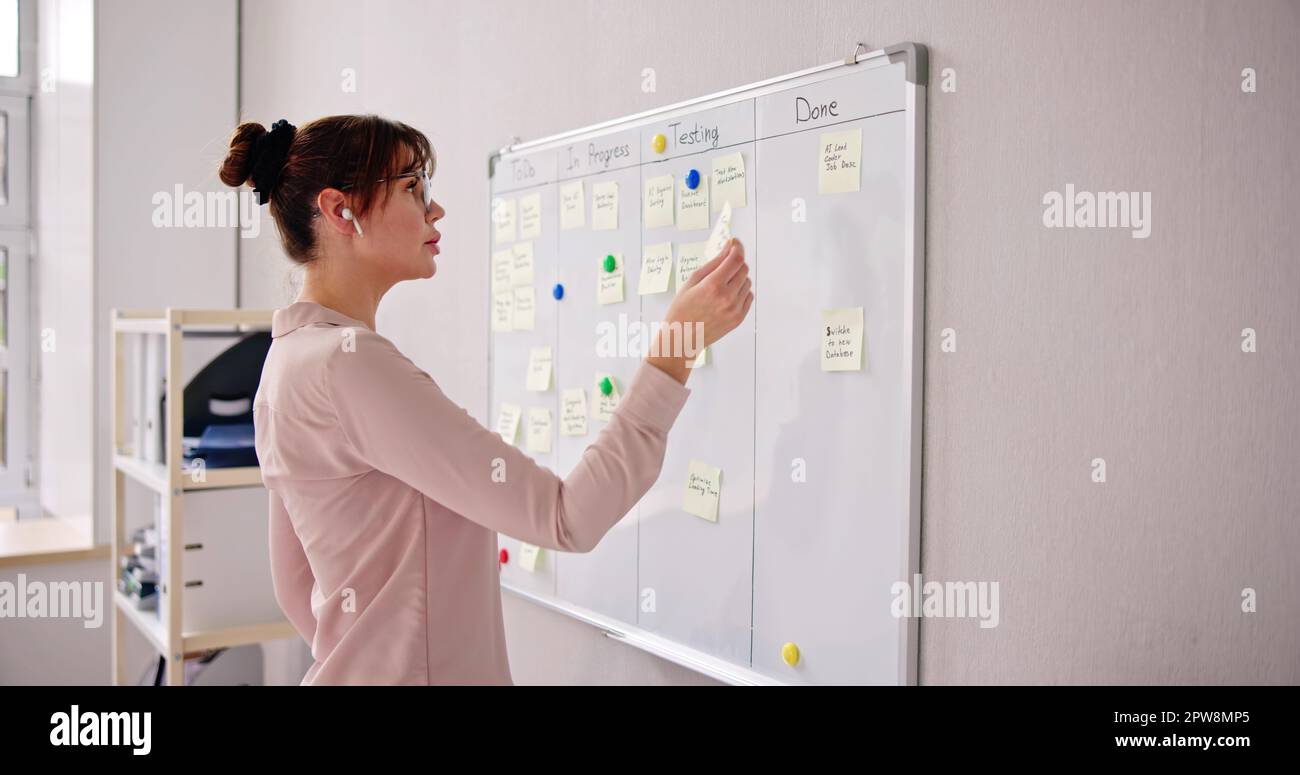 Sticky notes learning board hi-res stock photography and images - Alamy