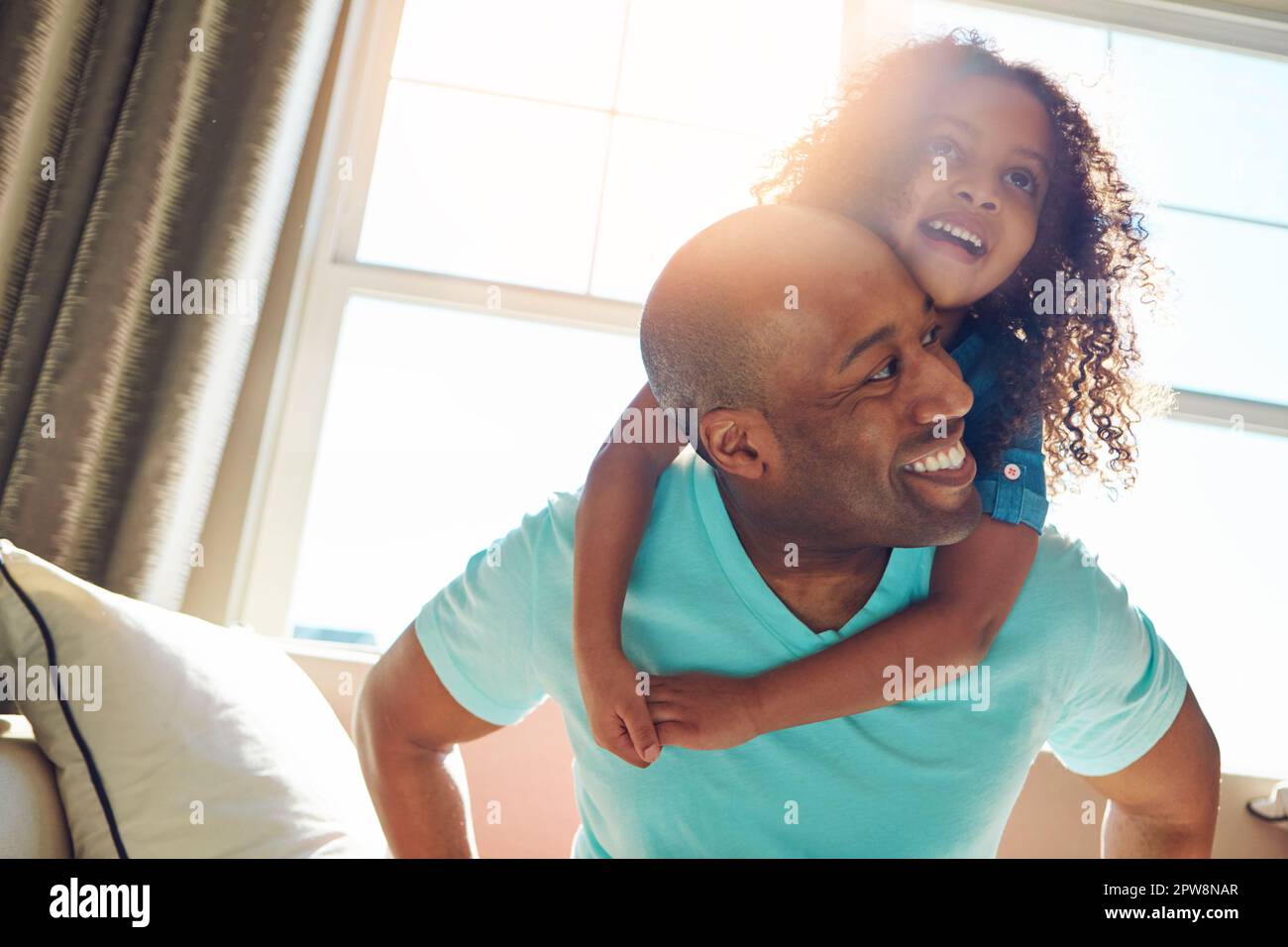 Never a dull moment when youre around. a happy little girl hugging her ...