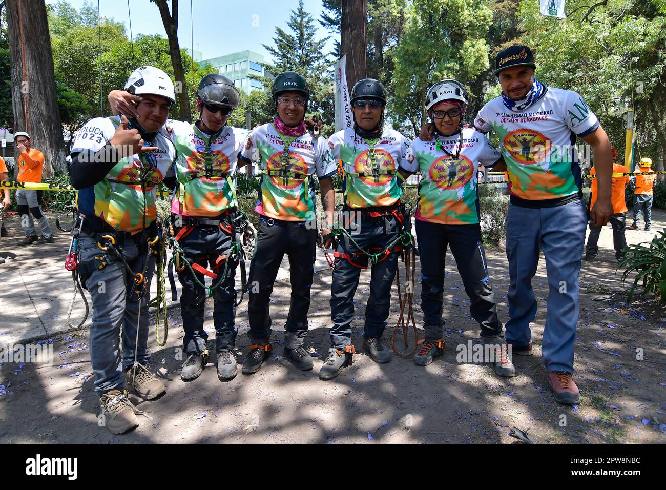 April 28,2023 Toluca Mexico : With the participation of 30 tree ...