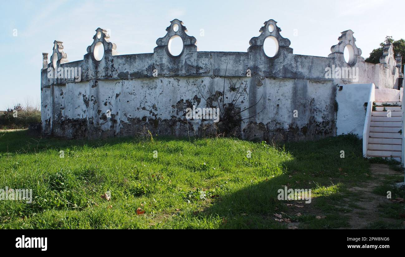 17th-c. cistern of the Herdade da Mitra, with baroque architectural ...