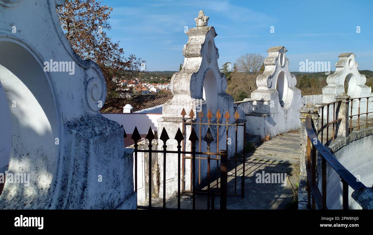 17th-century cistern of the Herdade da Mitra, partial view from the ...