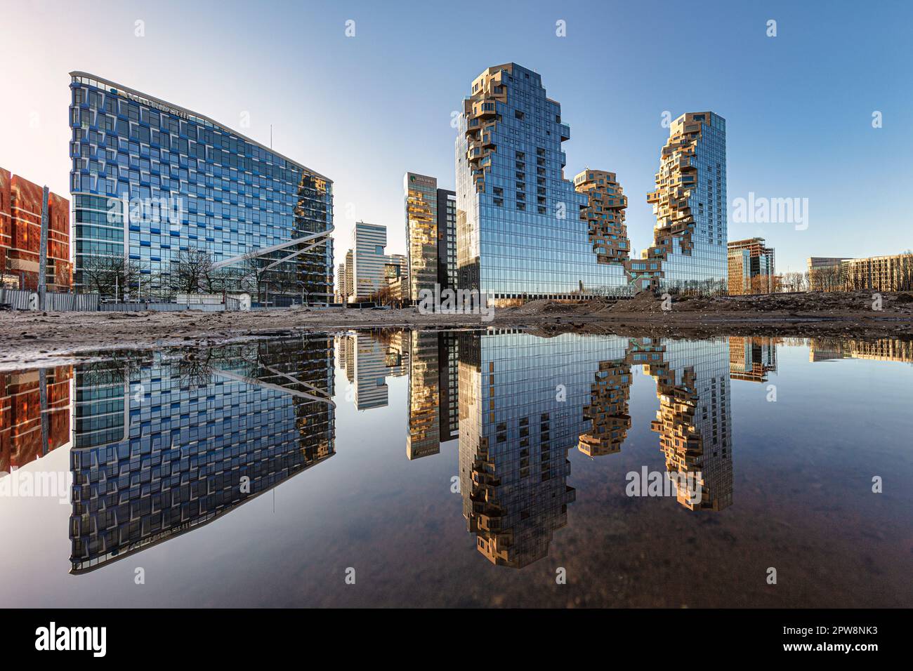 The Netherlands, Amsterdam, Zuidas financial district. The Valley ...