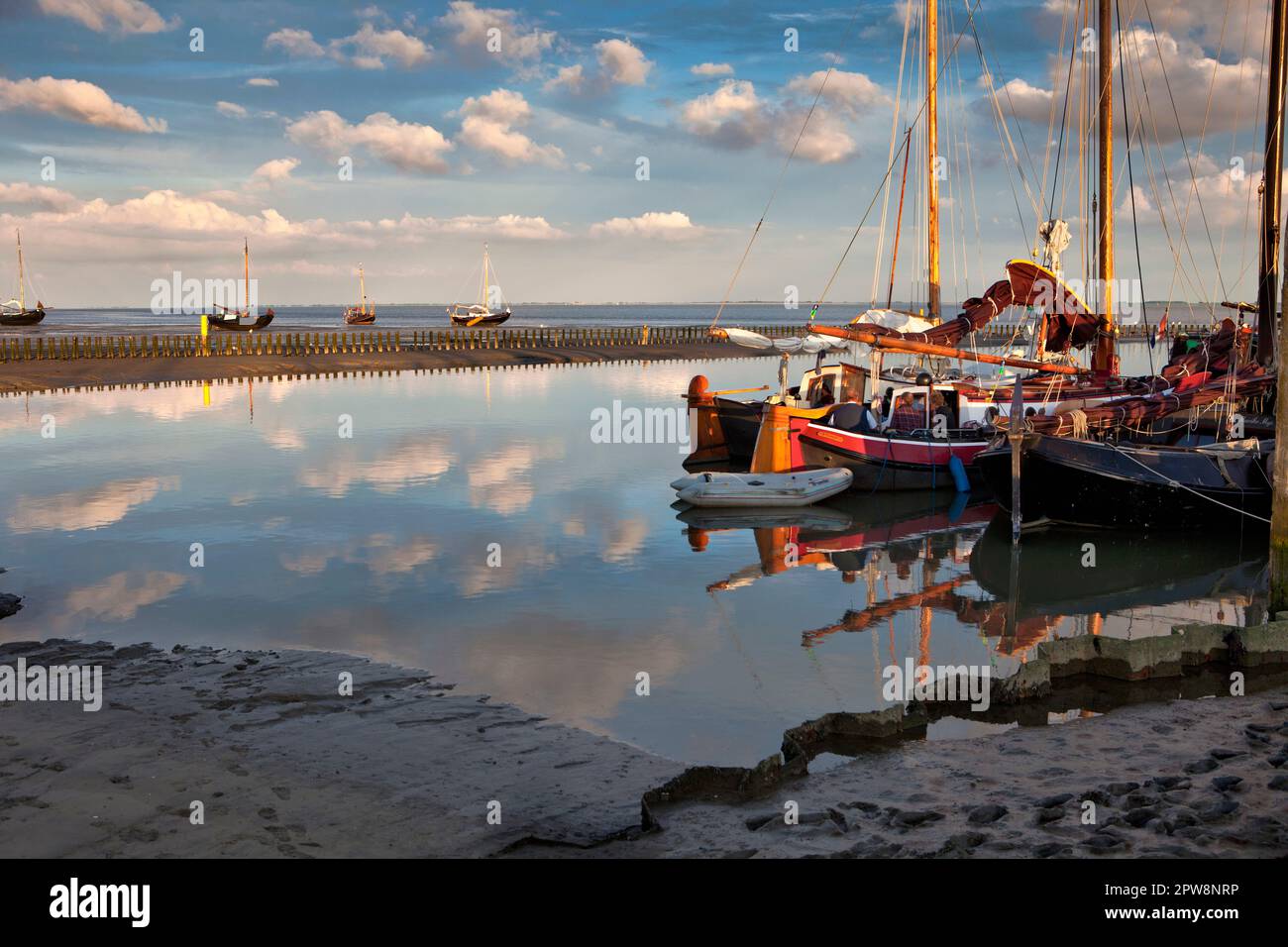 The Netherlands, Nes, Ameland Island, belonging to Wadden Sea Islands ...