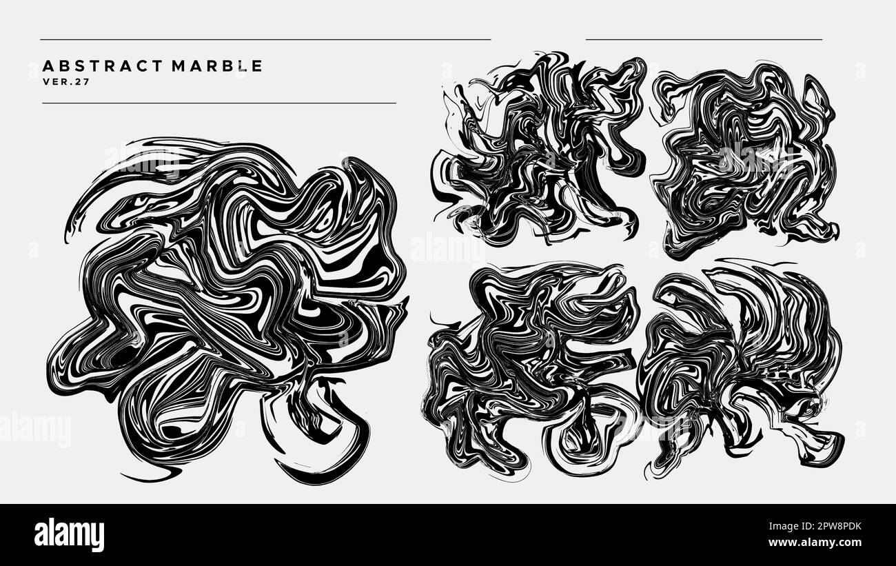 Luxury flowing wave abstract shape design template. Modern wavy line ...