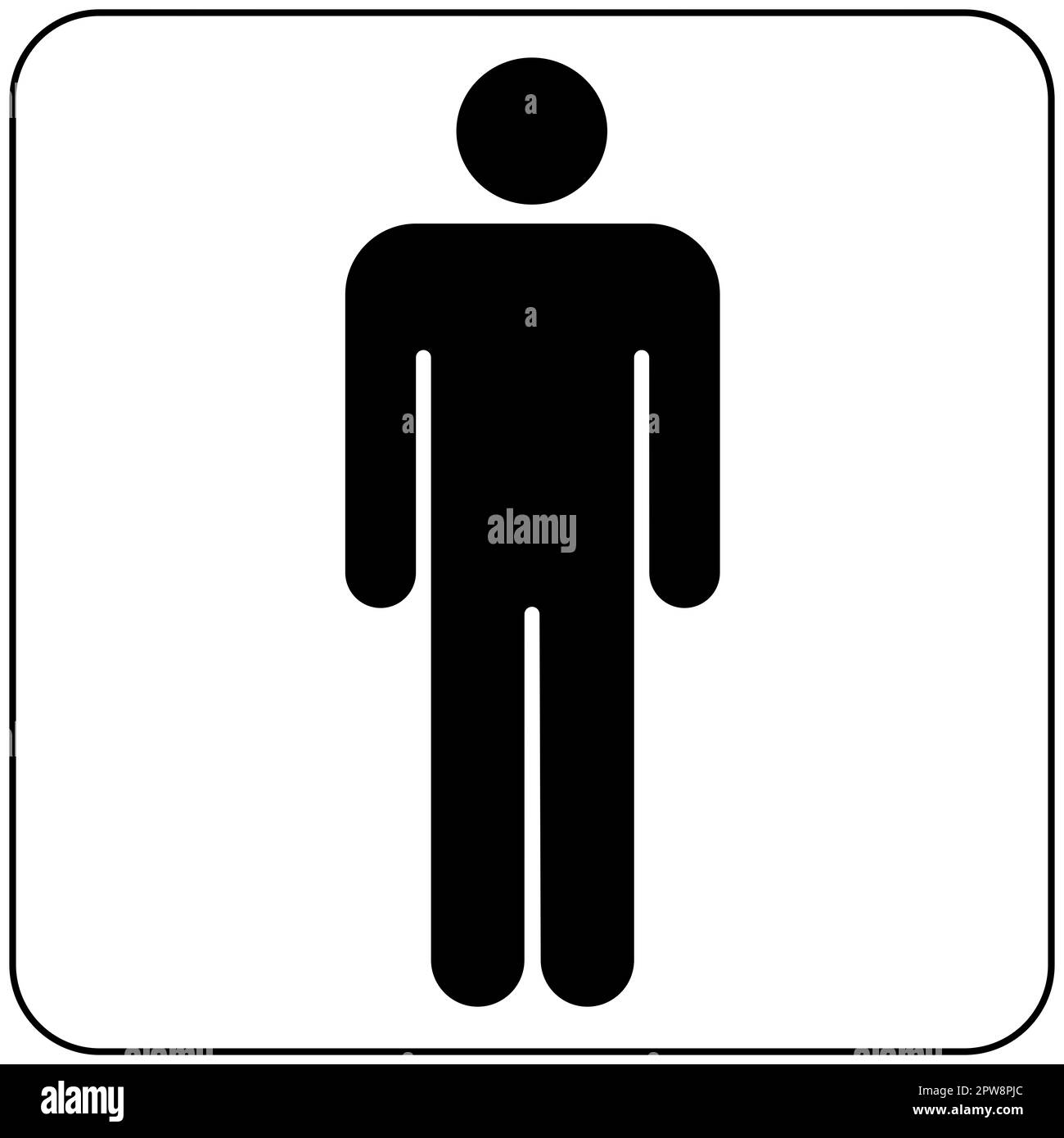 Department of Transportation male toilets pictogram Stock Photo - Alamy