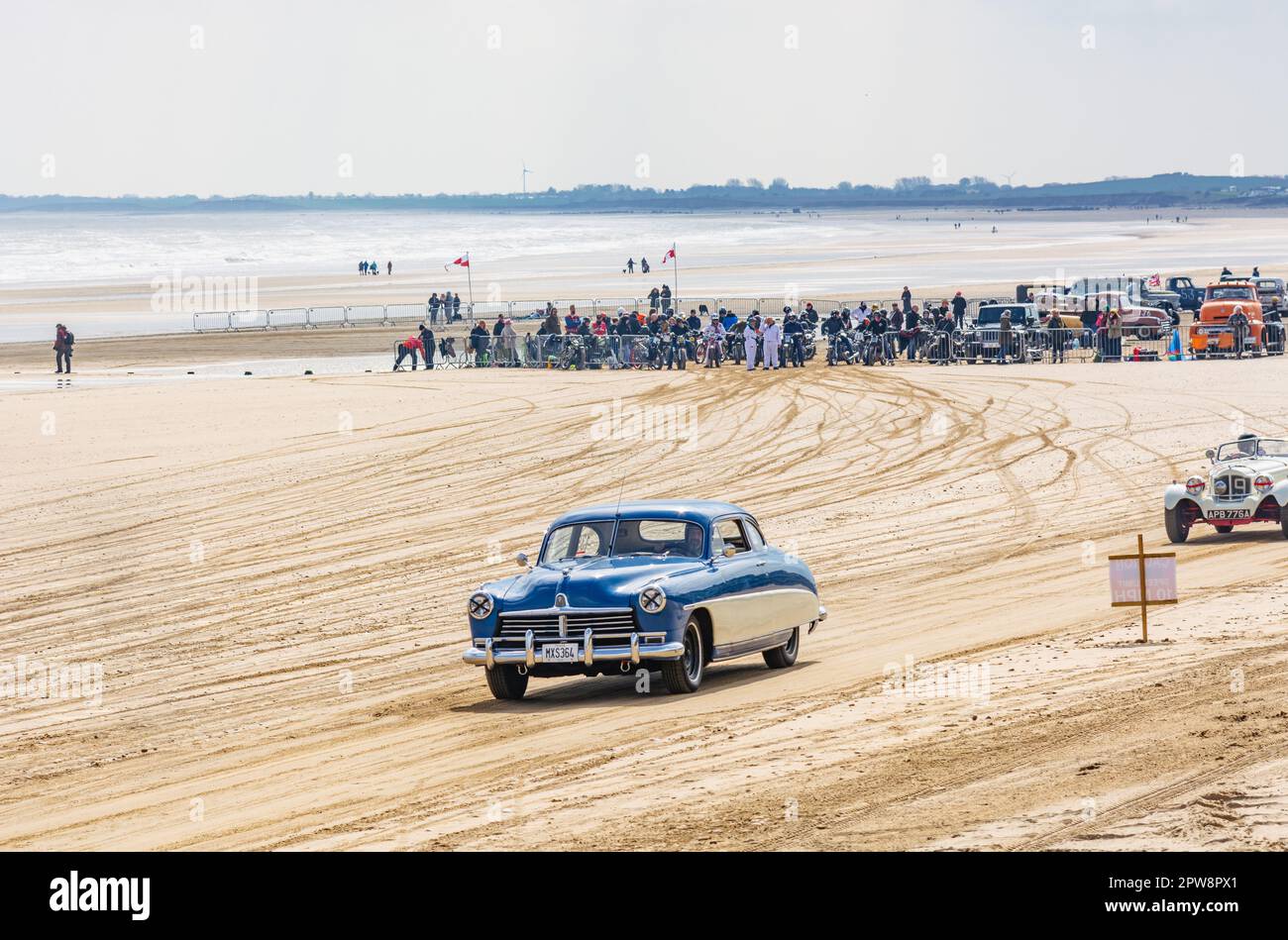 Race the Waves car racing event at Bridlington Stock Photo - Alamy