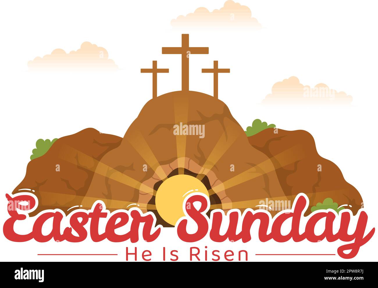 Jesus resurrection illustration hi-res stock photography and images - Alamy