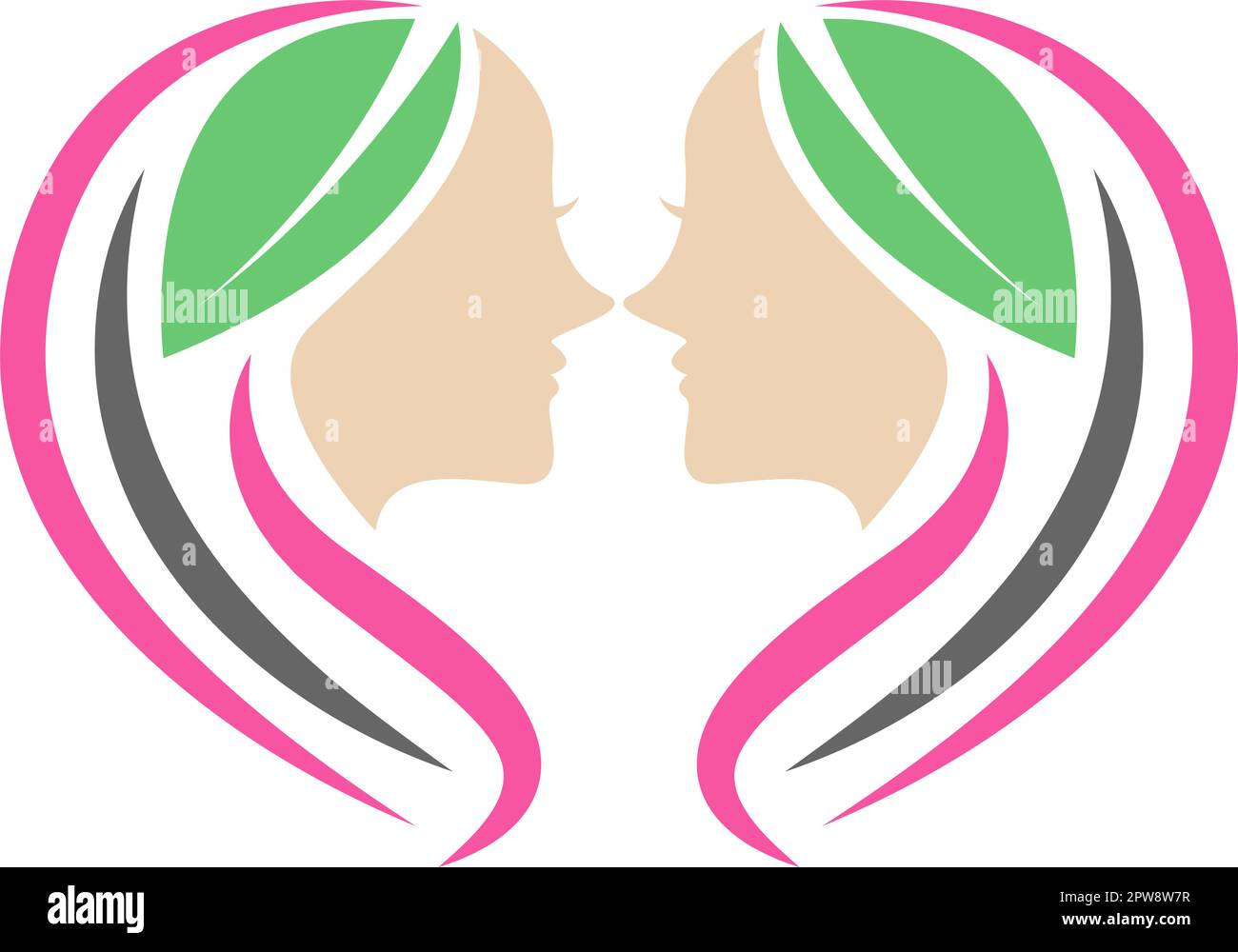 Gemini icon logo design Stock Vector Image & Art - Alamy