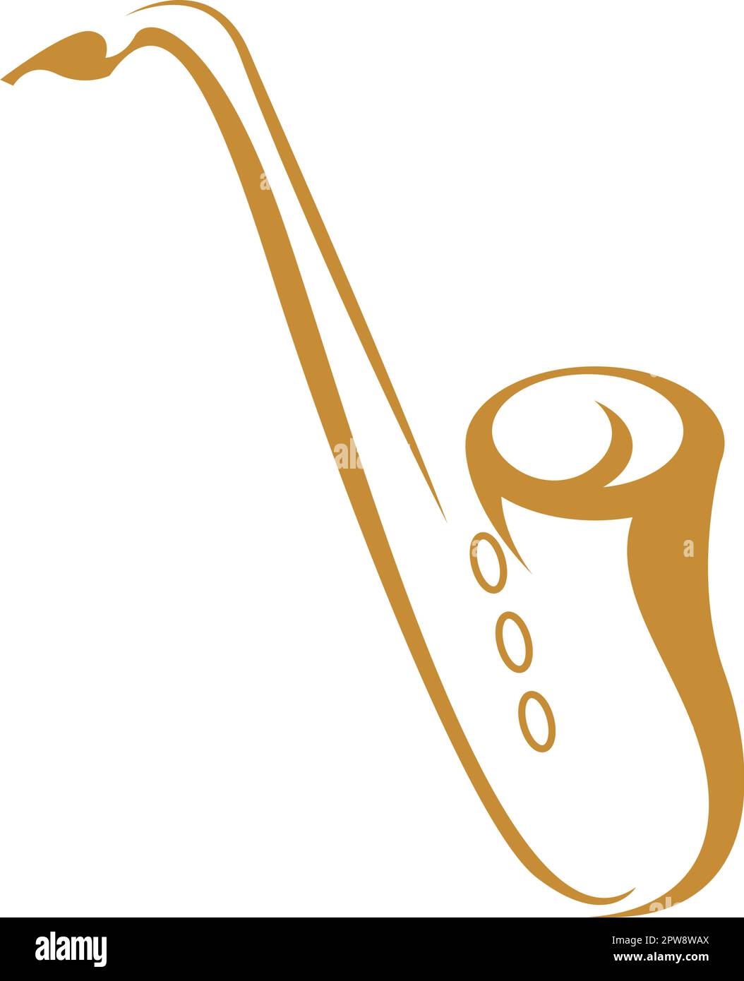 Saxophone logo icon design Stock Vector Image & Art - Alamy