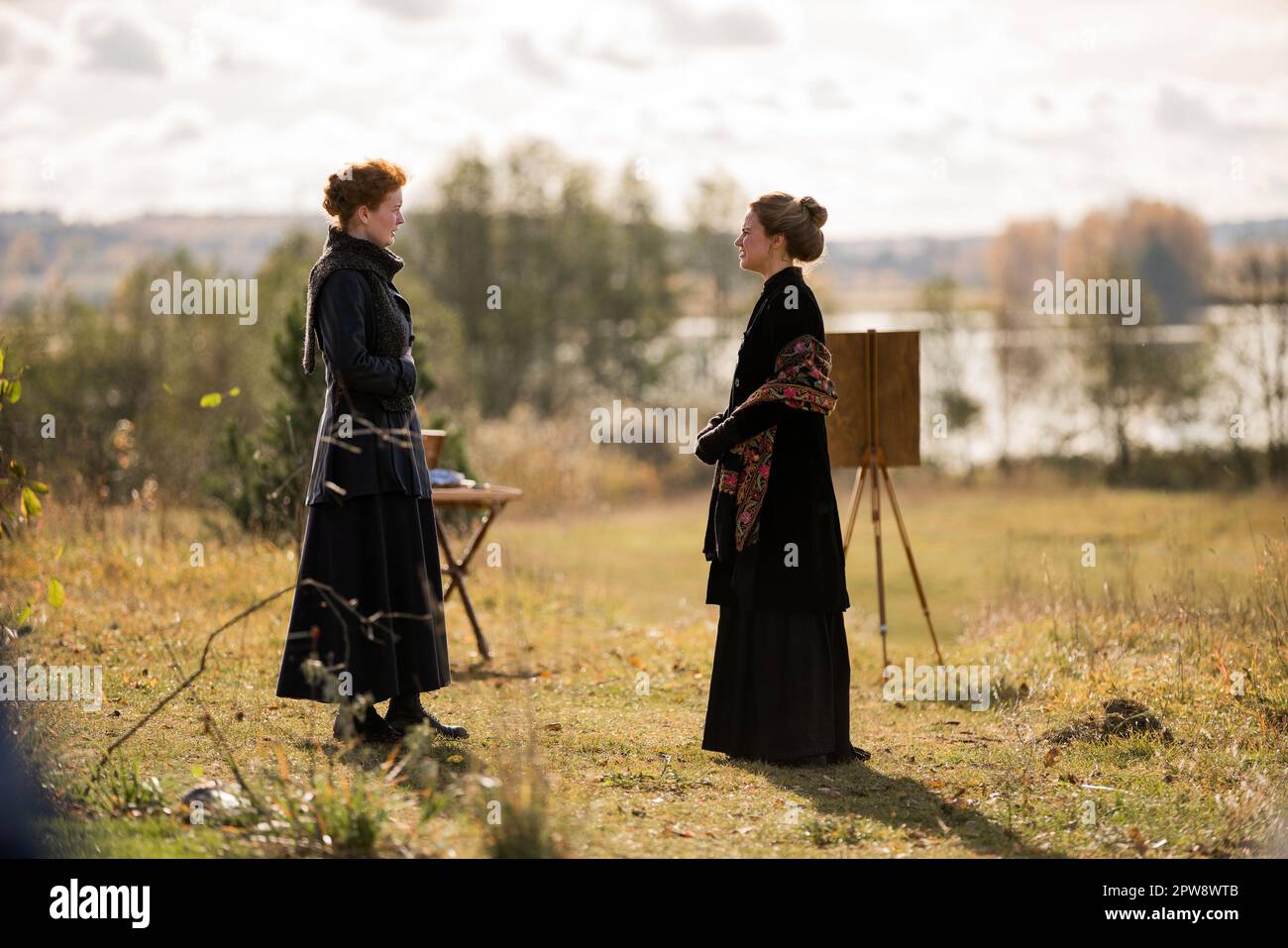 TORA HALLSTROM and CATHERINE CHALK in HILMA (2022), directed by LASSE ...