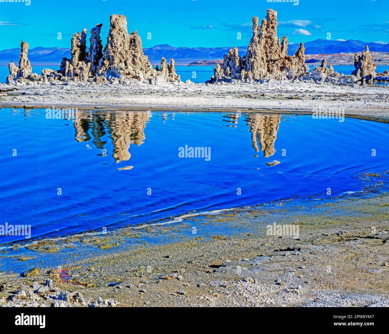 Tufa towers on lake hi-res stock photography and images - Alamy