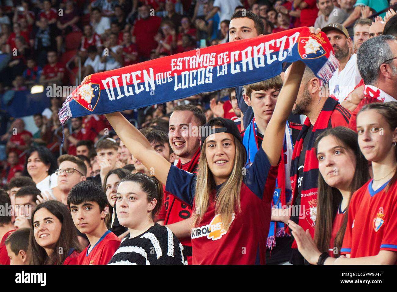 Pamplona, Spain. 28th Apr. 2023. Sports. Football/Soccer.Tribute to the ...