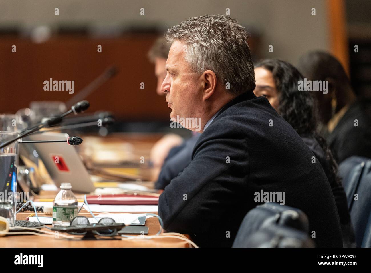 Ambassador Sergiy Kyslytsya of Ukraine speaks during Arria-formula ...