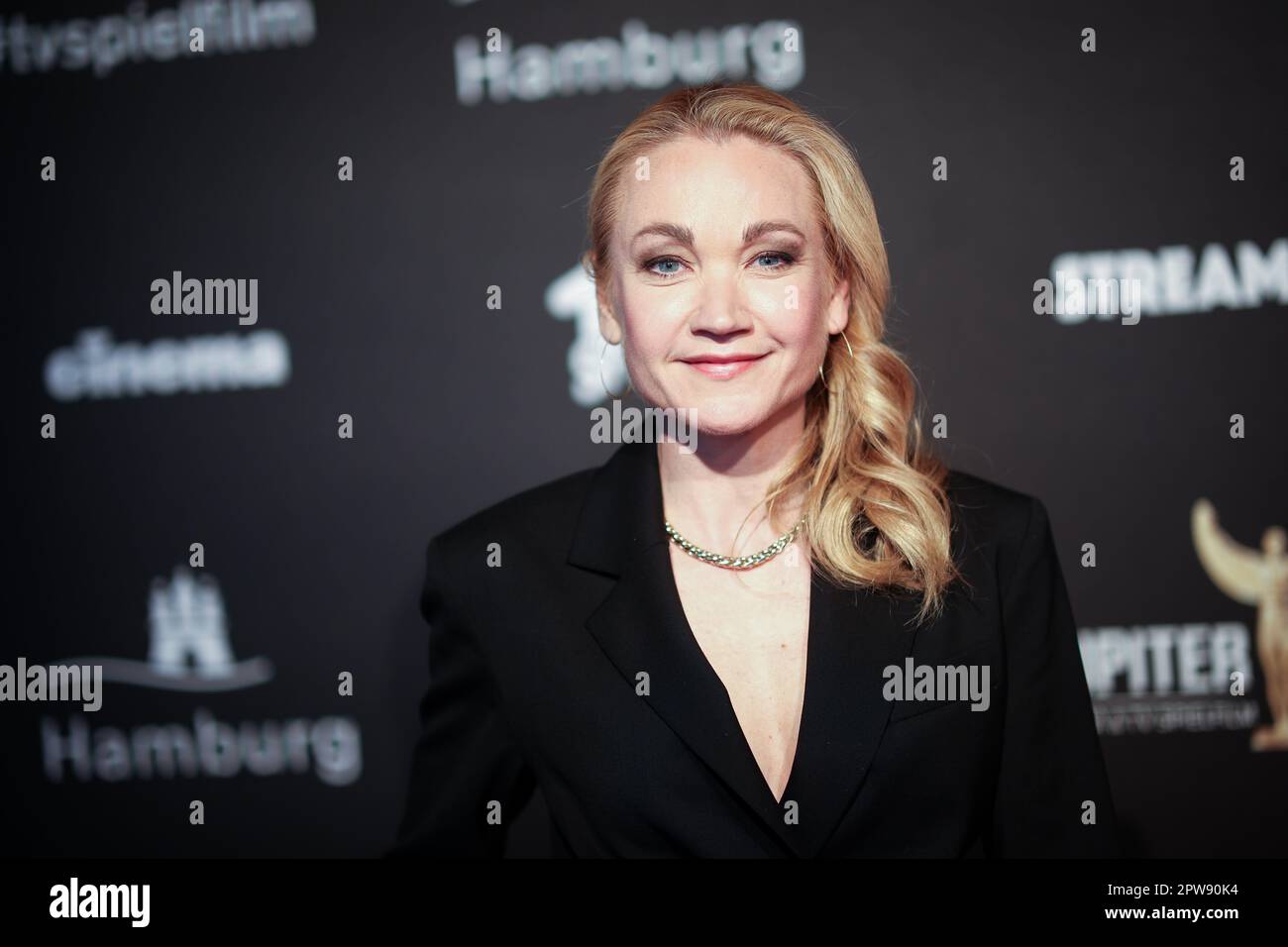 27 April 2023, Hamburg: Lisa Marie Potthoff, actress, arrives at the ...