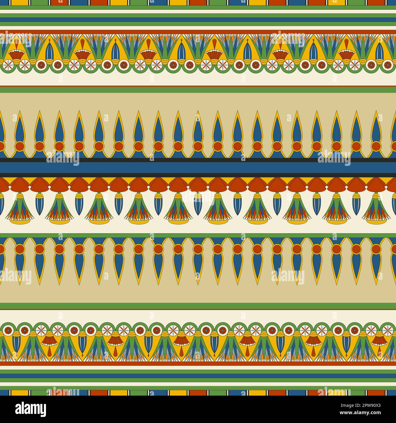 Egyptian fabric pattern hi-res stock photography and images - Alamy