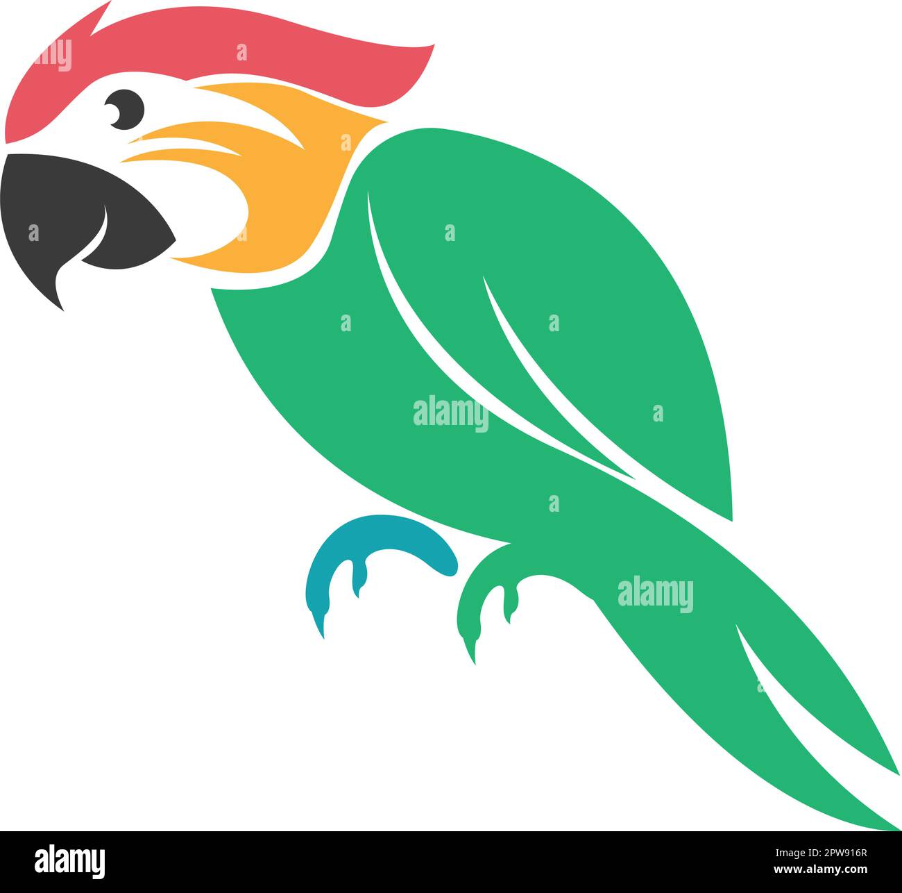 Parrot logo hi-res stock photography and images - Alamy