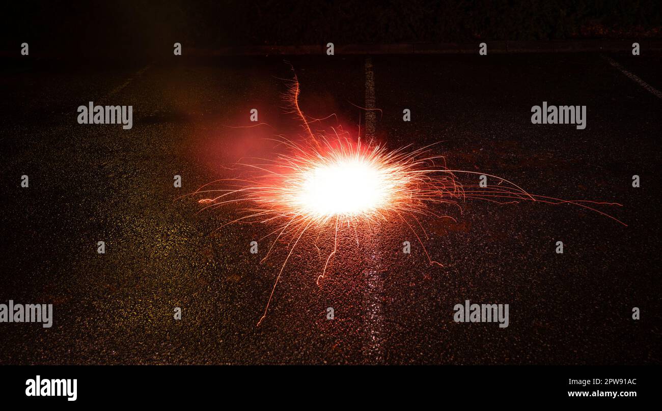 Ground fireworks hi-res stock photography and images - Alamy