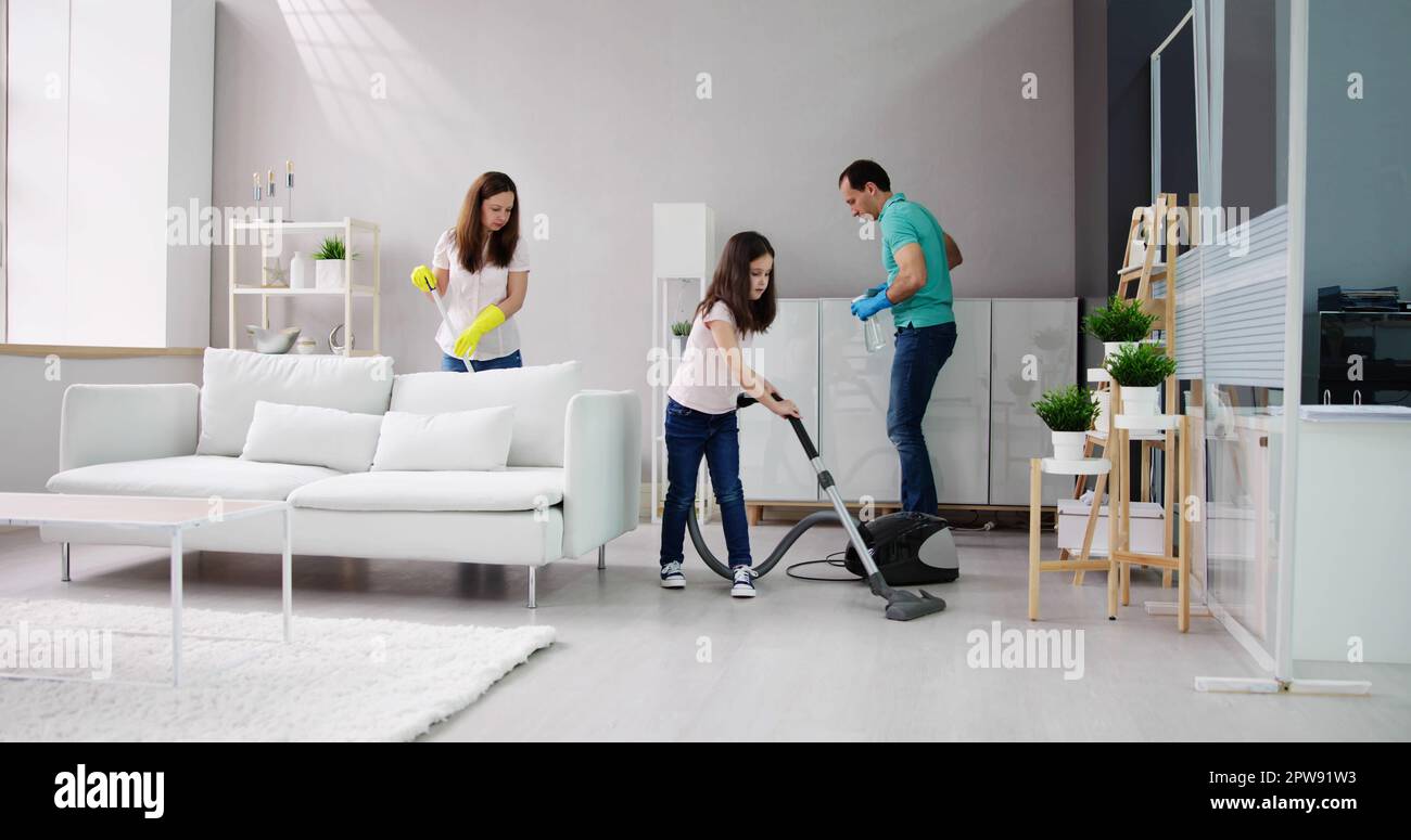 Family housework hi-res stock photography and images - Alamy