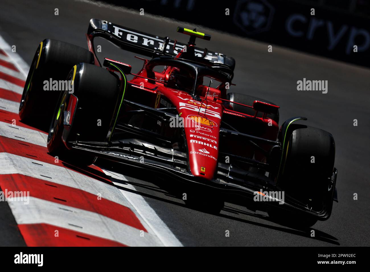 Baku, Azerbaijan. 29th Apr, 2023. Carlos Sainz Jr (ESP) Ferrari SF-23. Formula 1 World ...