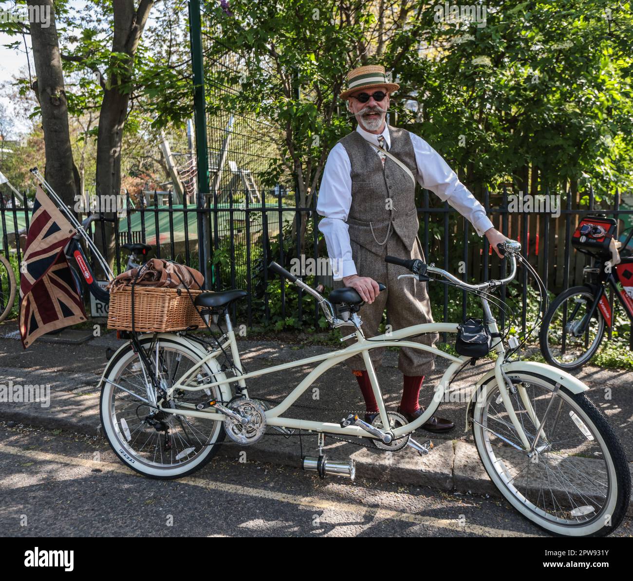 London 29 April 2023 The Tweed Run is a fabulously quirky event where participants don their ...
