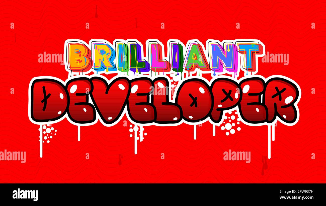 Graffiti by estate Stock Vector Images - Alamy