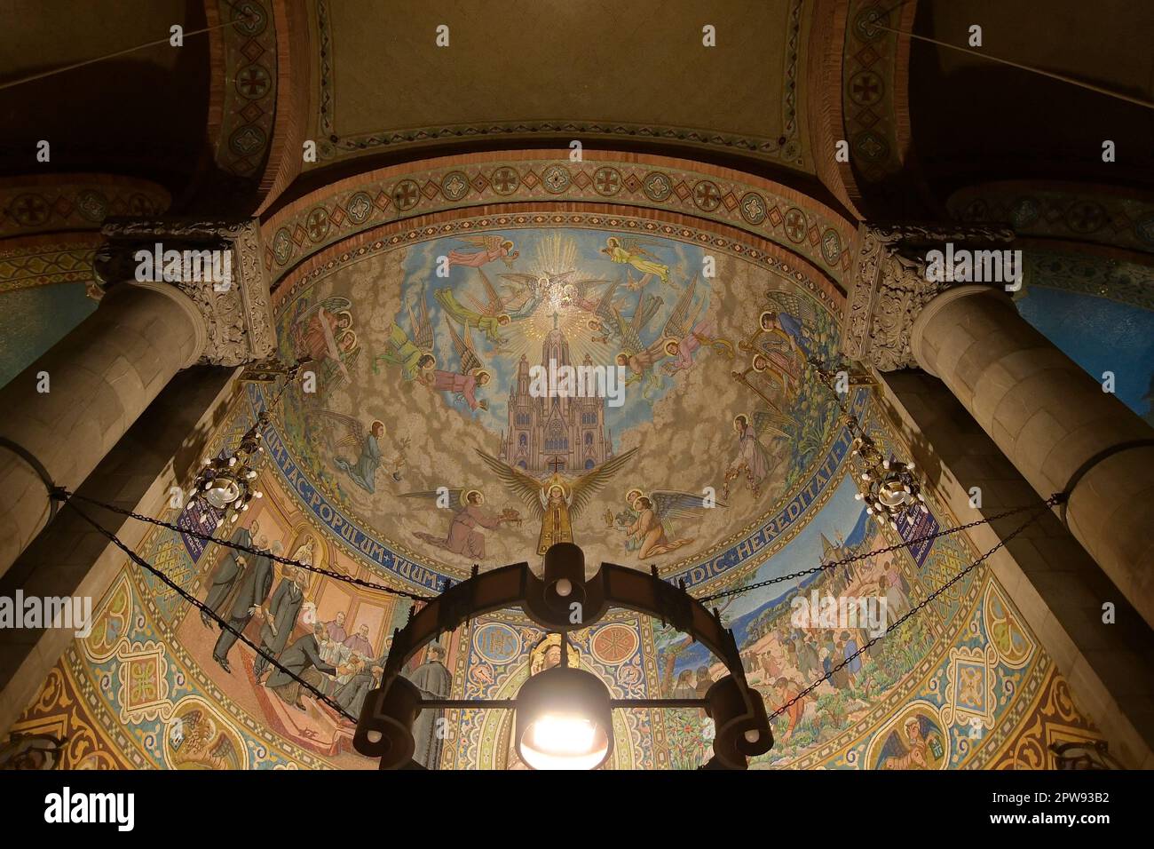 Barcelona, Spain. Church Sagrat Cor Stock Photo - Alamy
