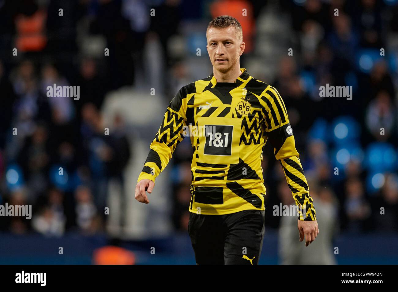 BOCHUM, GERMANY - APRIL 28, 2023: Marco Reus. The football match of ...