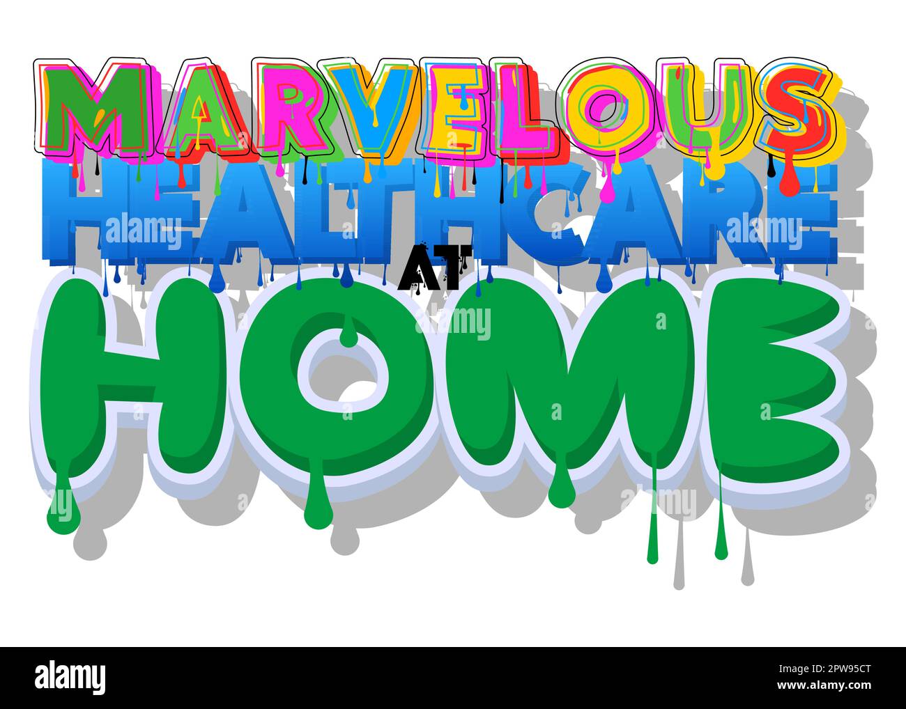 Graffiti at home Stock Vector Images - Alamy
