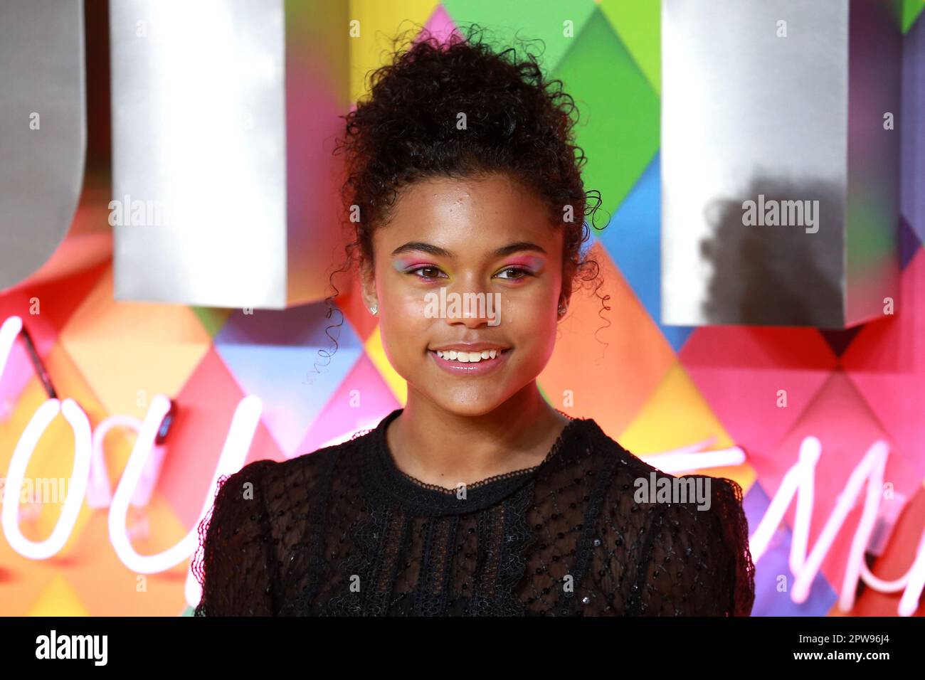 Tamara Smart attends the World Premiere of "Birds Of Prey" at the Odeon ...