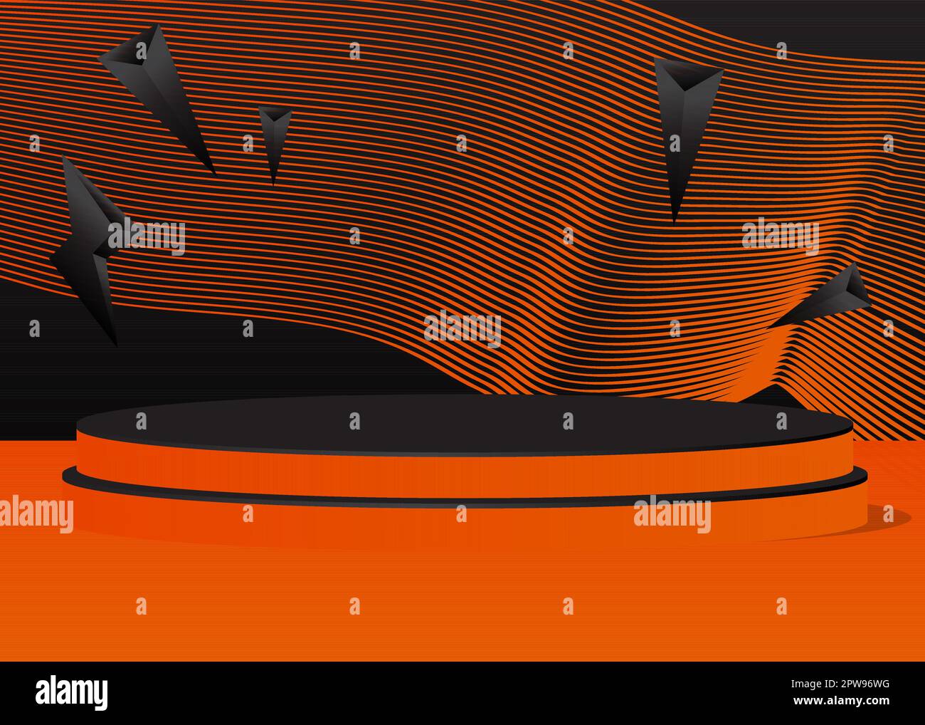 Orange display window Stock Vector Images - Alamy