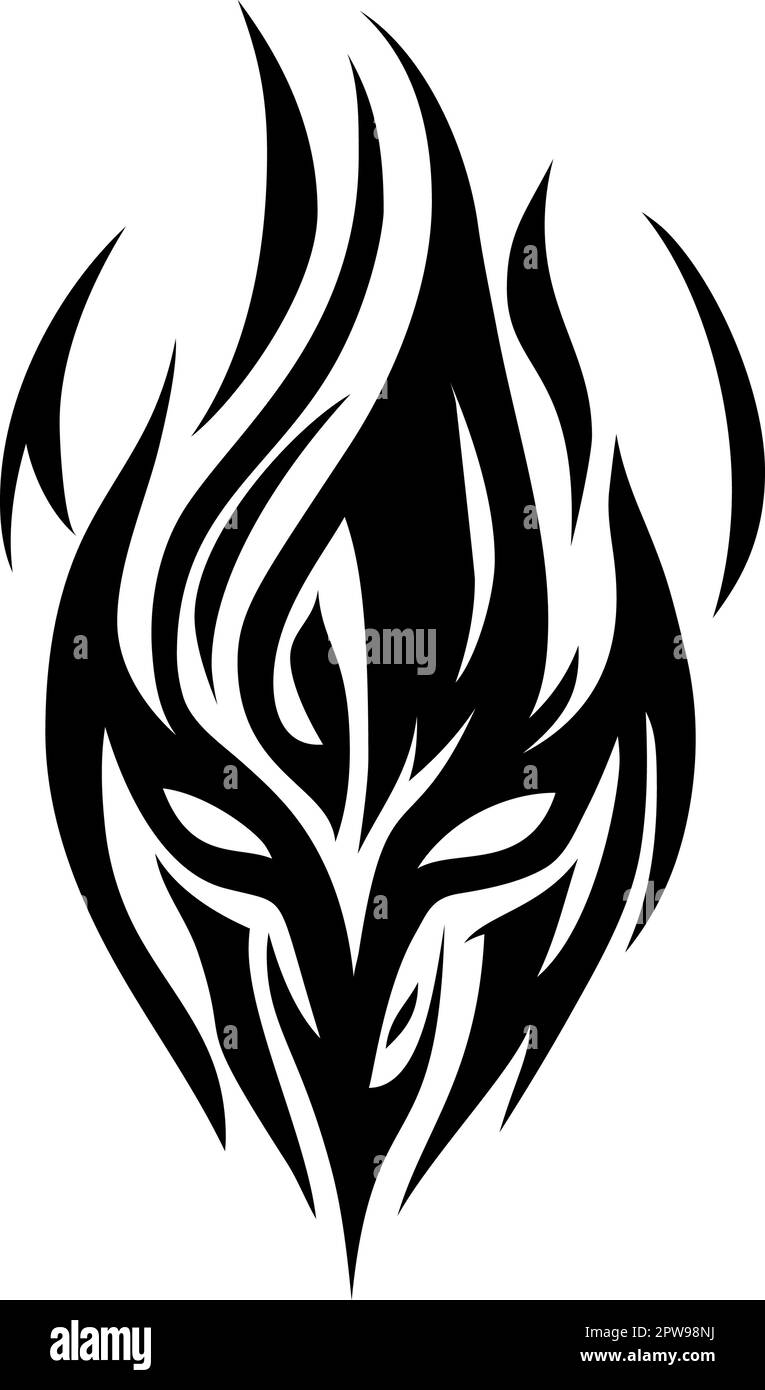 Tribal Tattoo Element Stock Vector Image & Art - Alamy