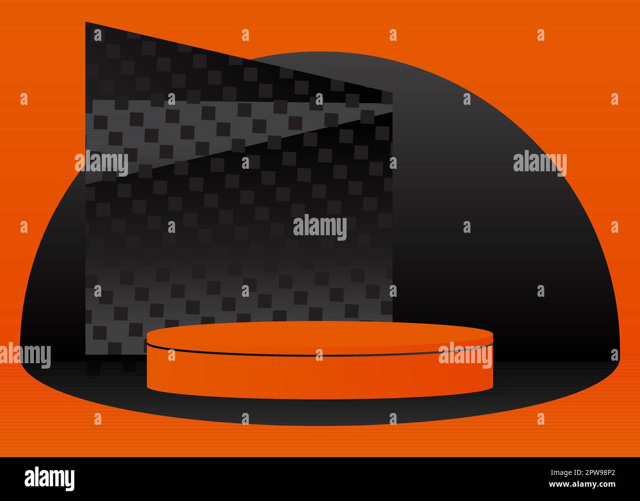 Orange display window Stock Vector Images - Alamy