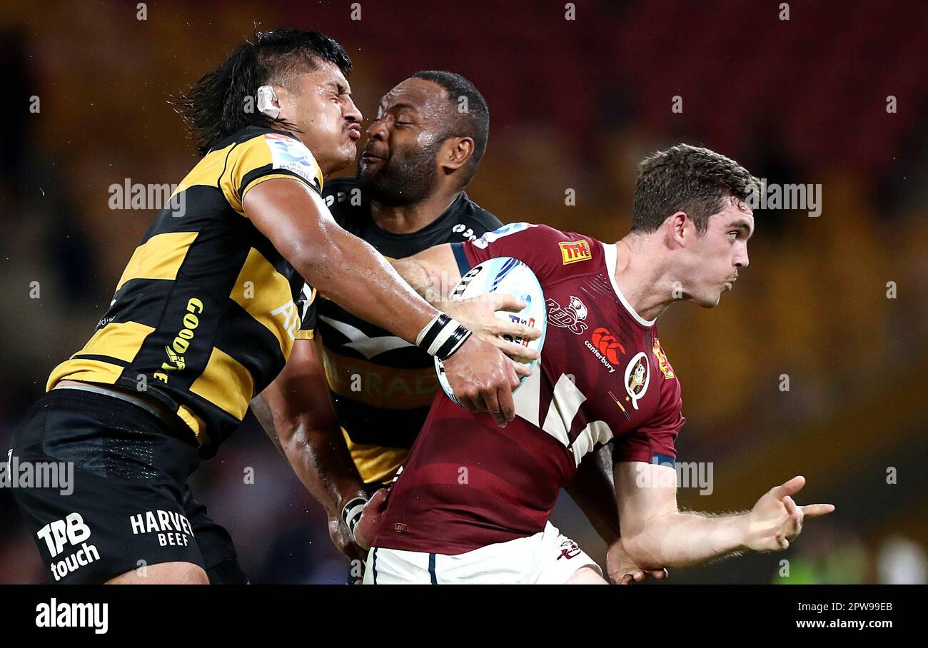 Lawson Creighton of the Reds in action during the Super Rugby Pacific ...