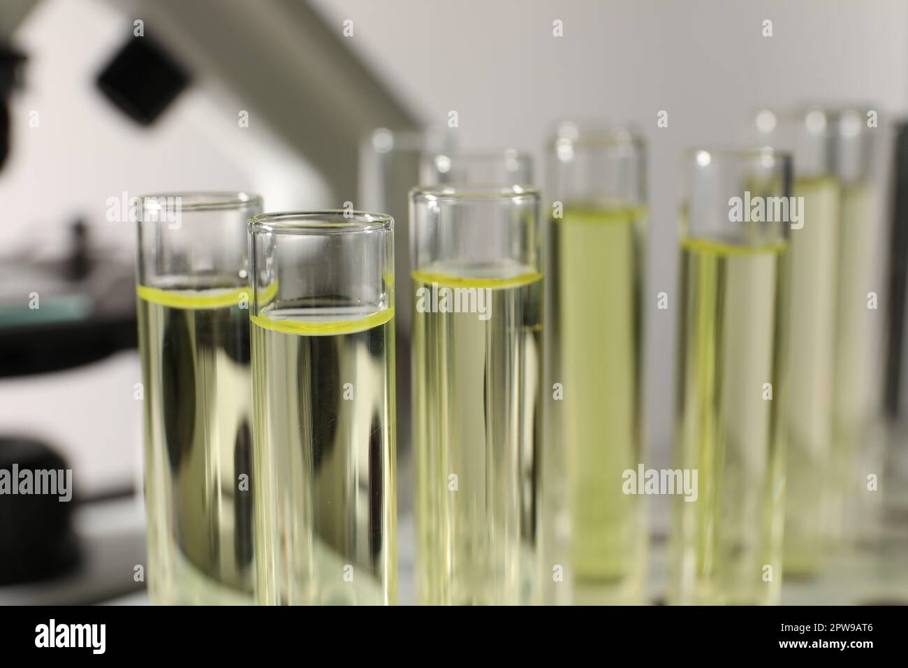 Test tubes with urine samples for analysis, closeup Stock Photo - Alamy