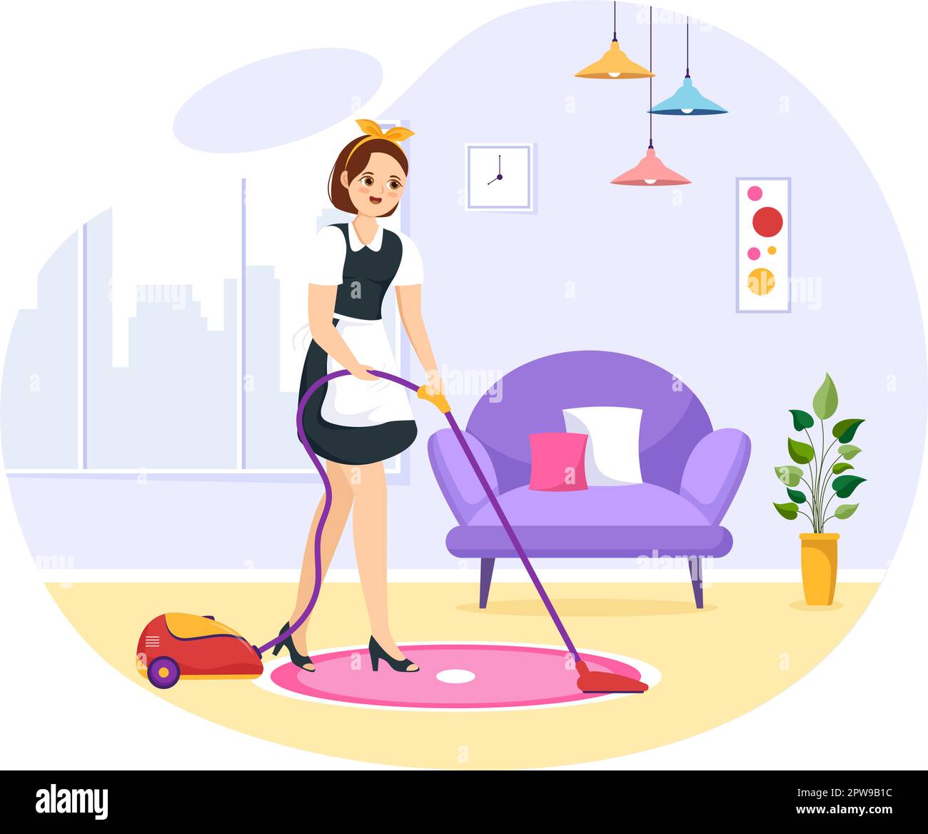 Hotel Housekeeping Clipart