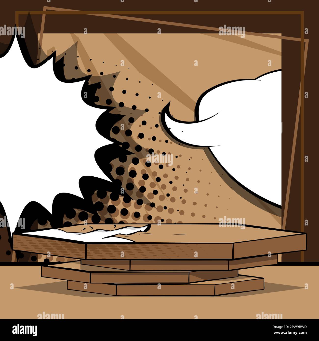 Pedestal hexagonal hi-res stock photography and images - Alamy