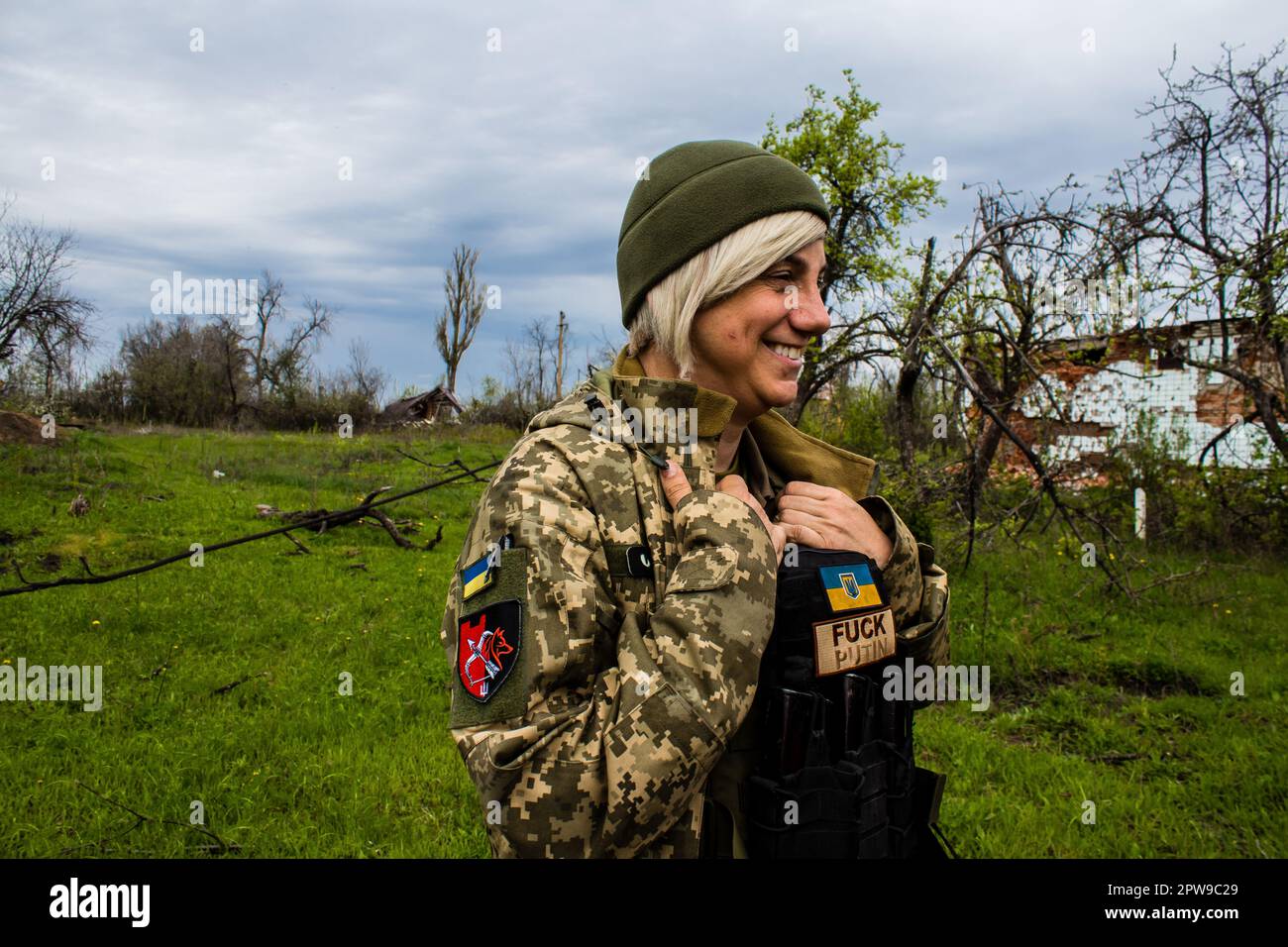 Portrait of Sarah Ashton-Cirillo, first transgender servicewoman of the ...