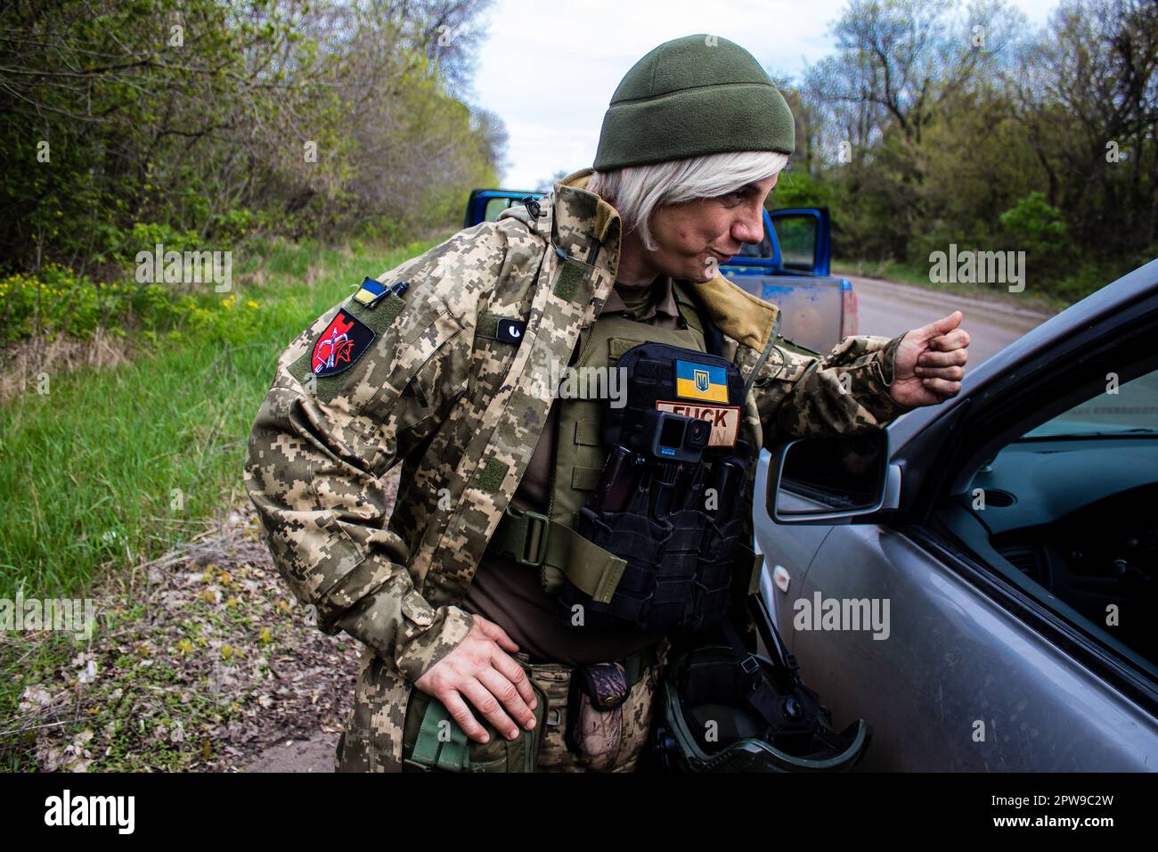 Portrait of Sarah Ashton-Cirillo, first transgender servicewoman of the ...