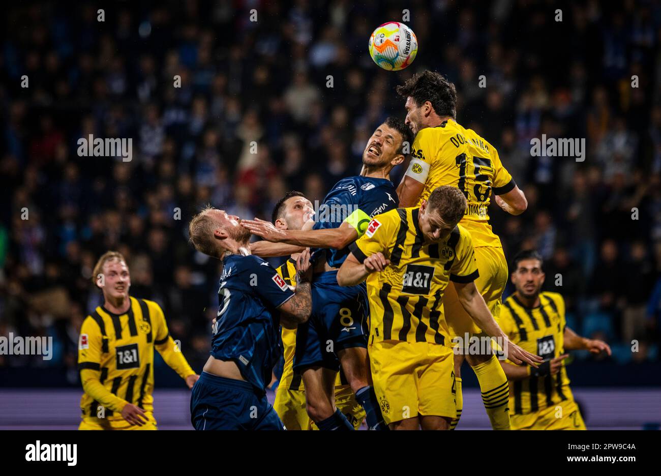 Bochum, Germany. 28th Apr, 2023. Philipp Hofmann (Bochum), Anthony ...
