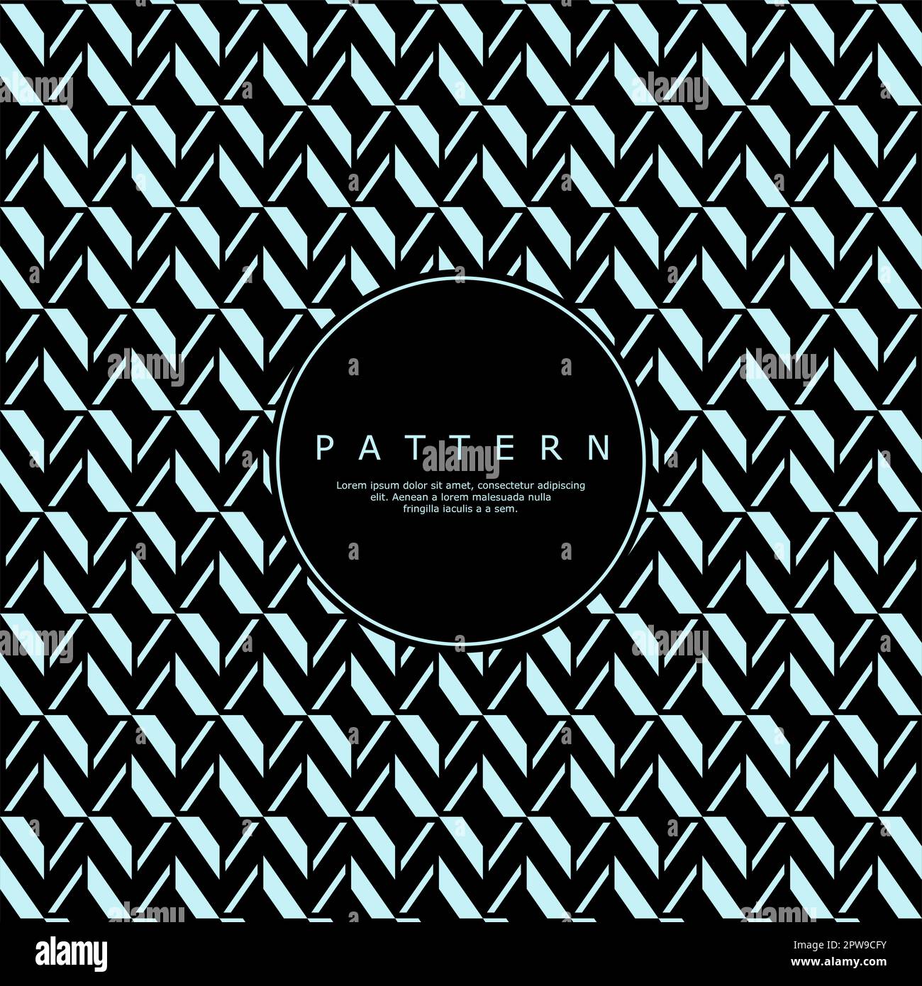 Minimalist ornate box diamond line pattern vector. Luxury zig zag box ...