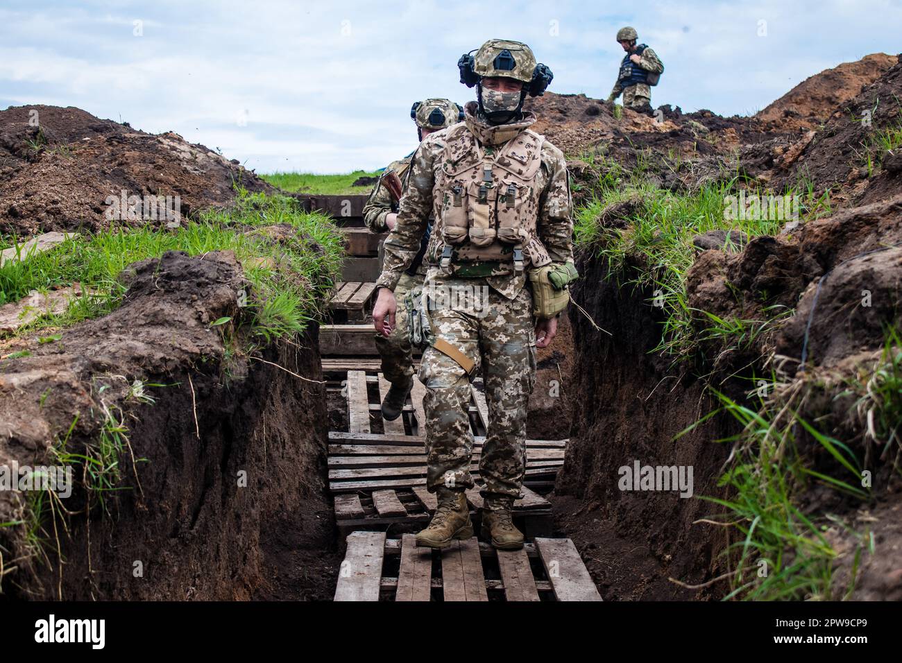 Serviceman of the 209th Battalion of the 113th Kharkiv Defense Brigade ...